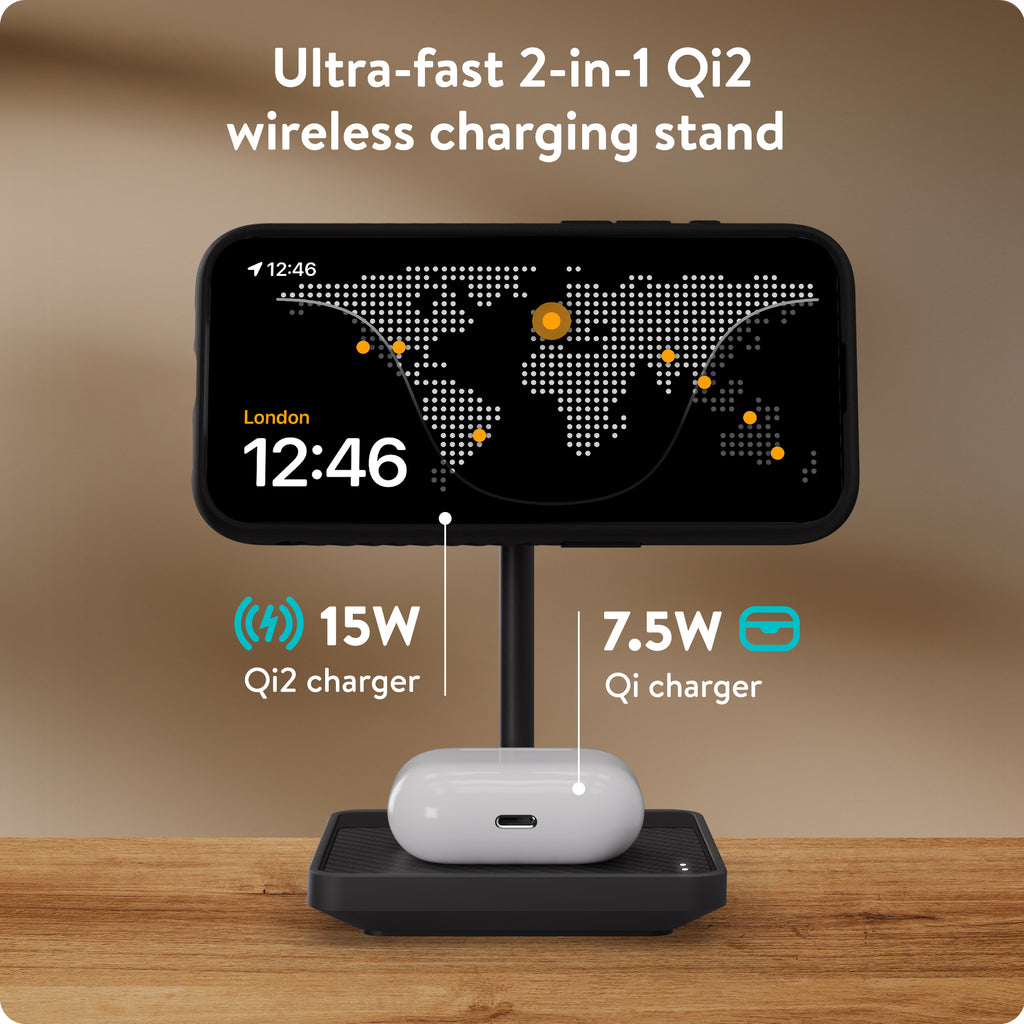 Mous | Charging Stand with Qi2 — Aramid Fibre