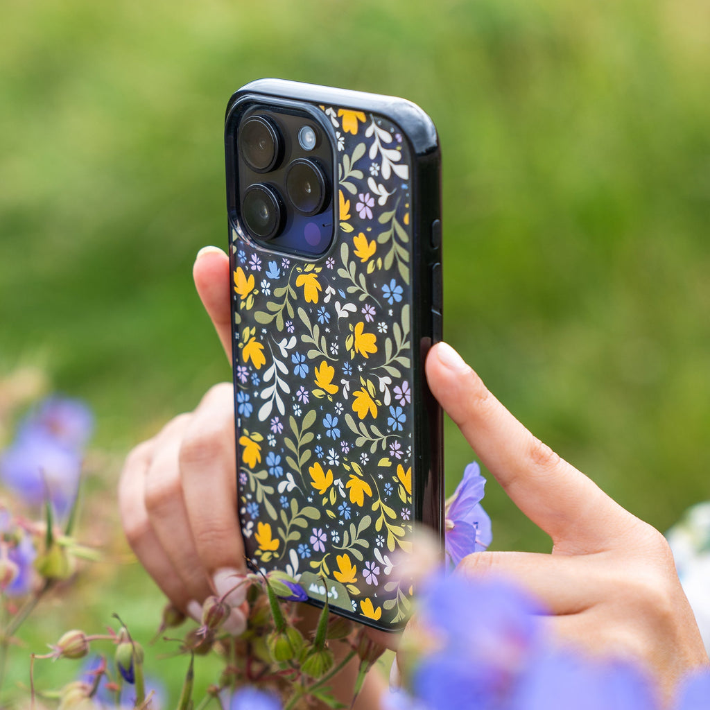 Mous | Flowers Printed Phone Case – Ditsy Multicolour - Clarity