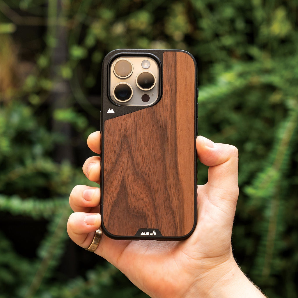 Mous | MagSafe® Compatible Walnut Phone Case - Limitless 5.0